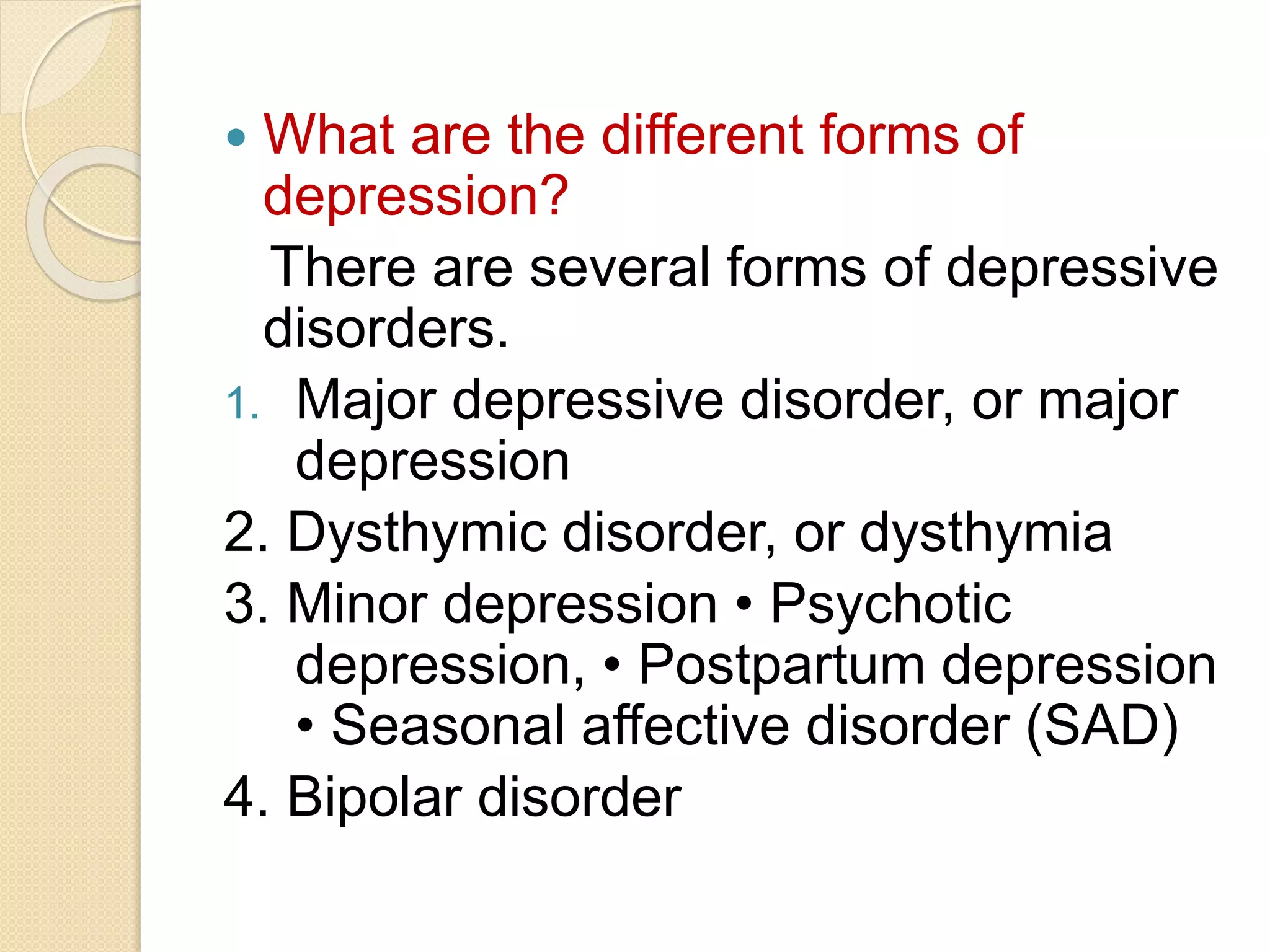 Depression | PPT