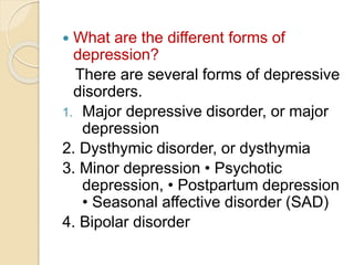 Depression | PPTX