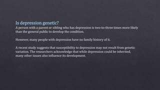 Depression | PPTX