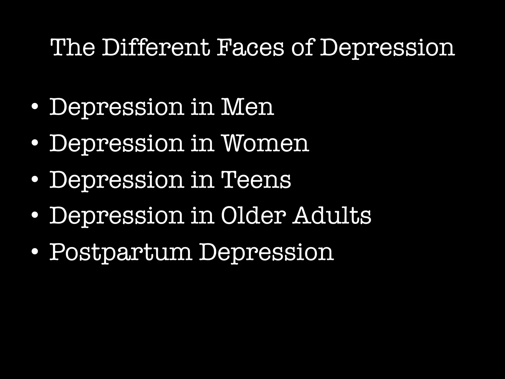 Depression | PDF