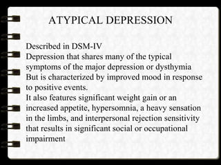 Depression psychiatry | PPTX