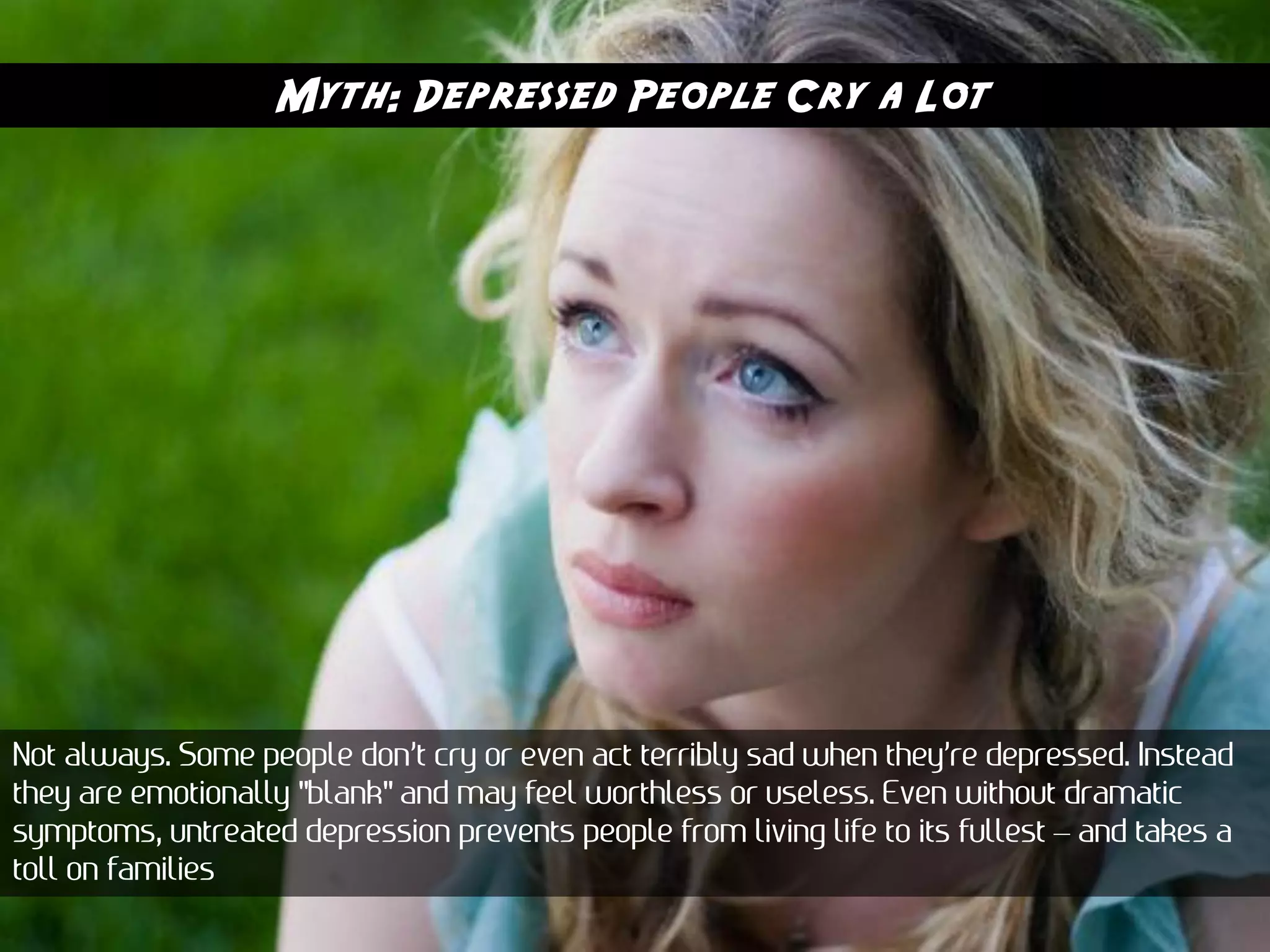 Depression - Myths and Facts | PDF