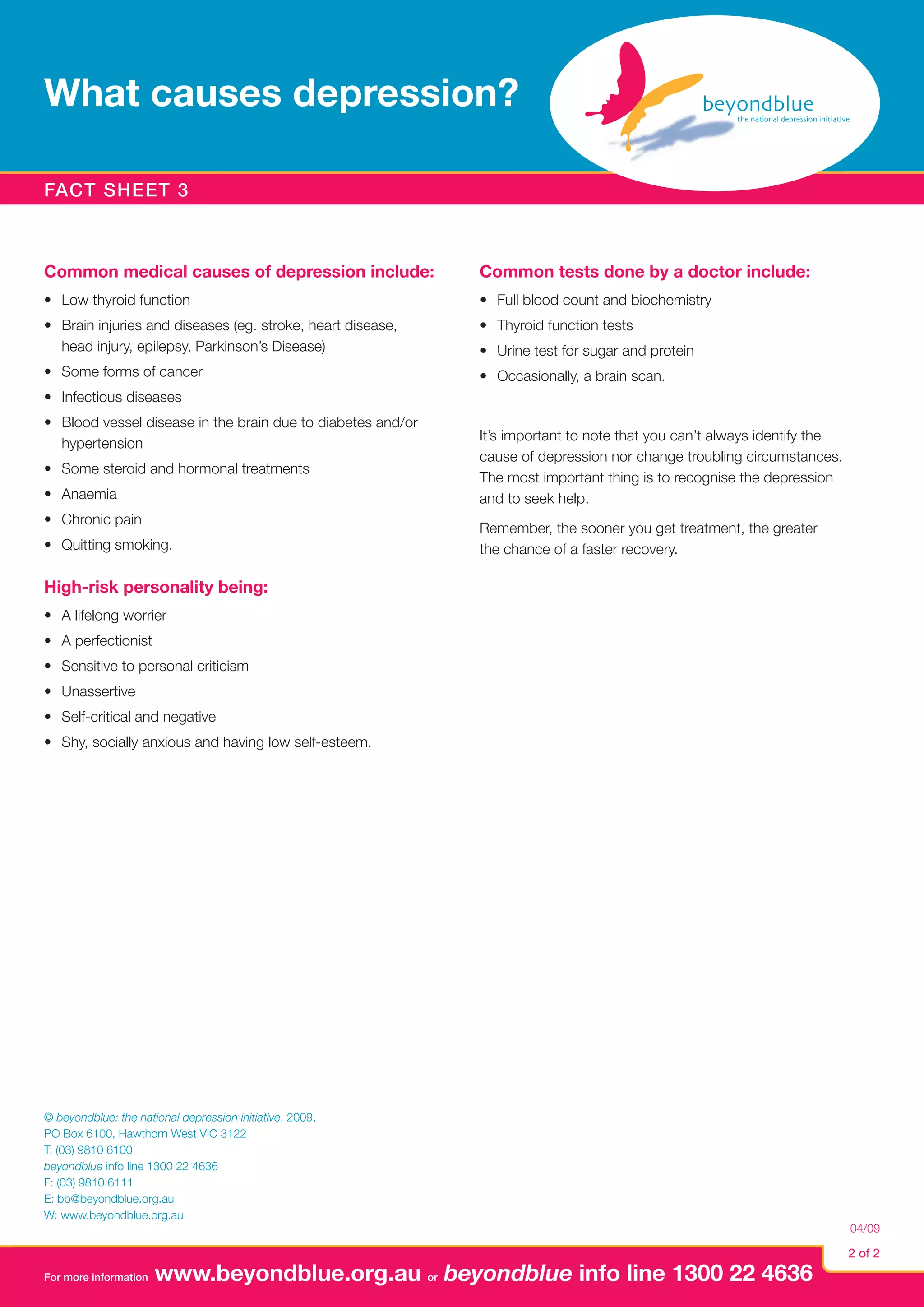 Depression what causes it? | PDF