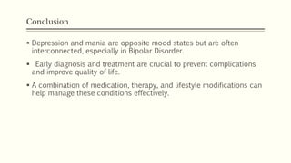 DEPRESSION & MANIA, definition, types, symptoms and treatment | PDF