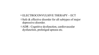 depression indications and laboratory tests | PPTX