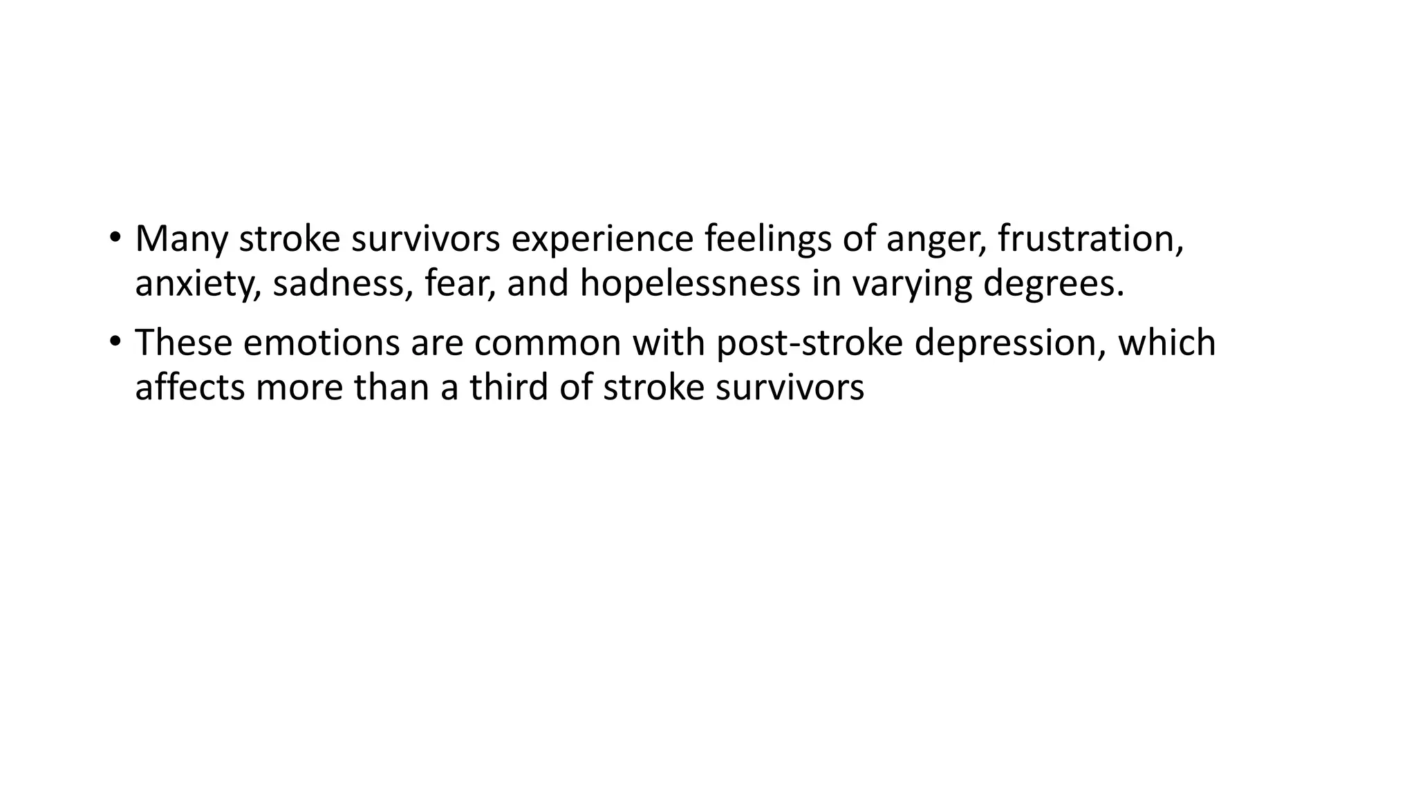 Psychological Management of Stroke Patients | PPTX