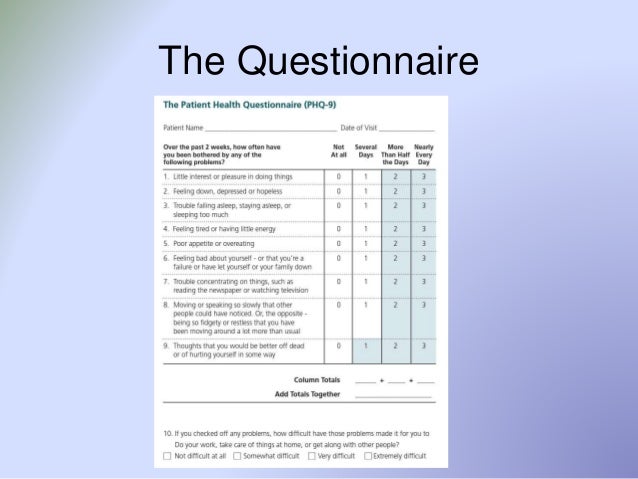 Depression and anxiety screening ucaya
