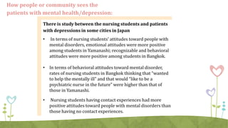 Depression and health system in Japan | PPTX