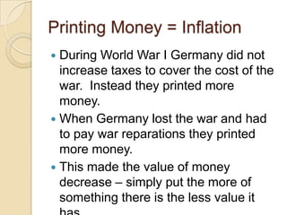 Depression and inflation in germany | PPT