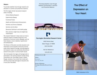 Depression and the heart pamphlet | PDF | Heart and Cardiovascular ...