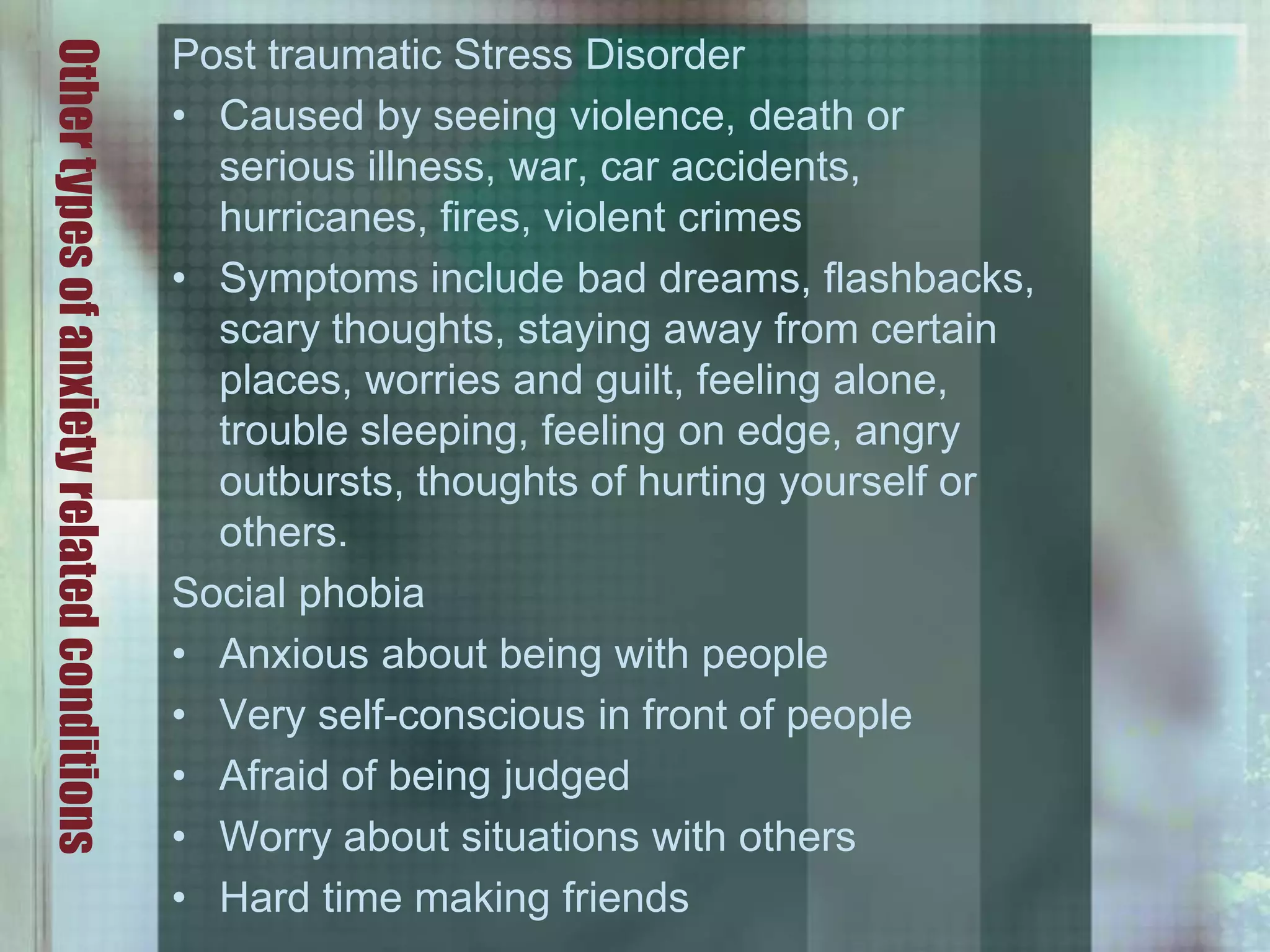 Depression & anxiety | PPTX