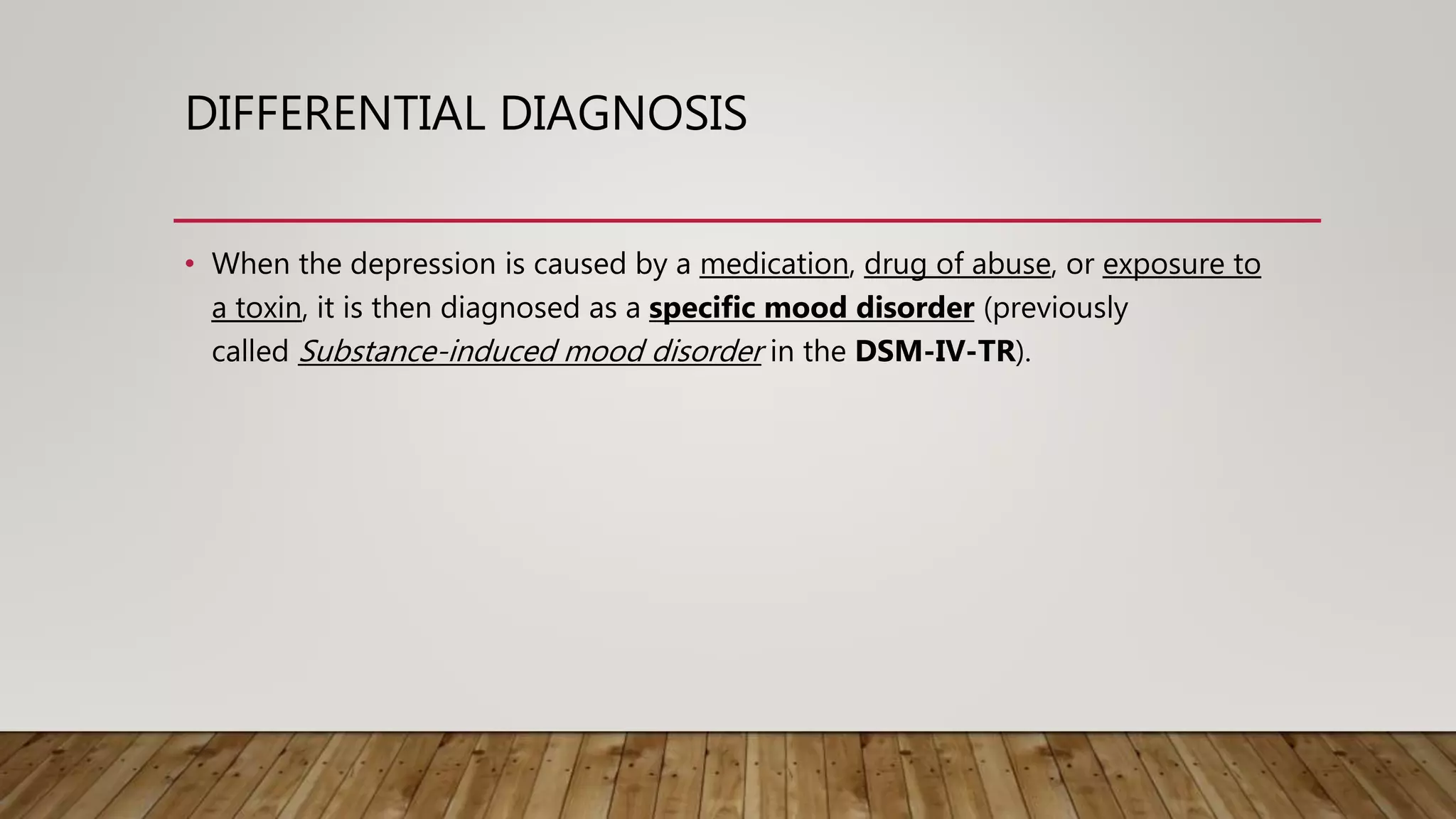 Depression assessment | PPTX