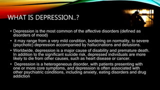 Depression studies | PPTX