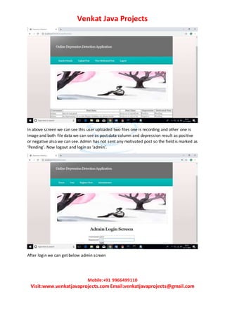 Depression detection | DOCX