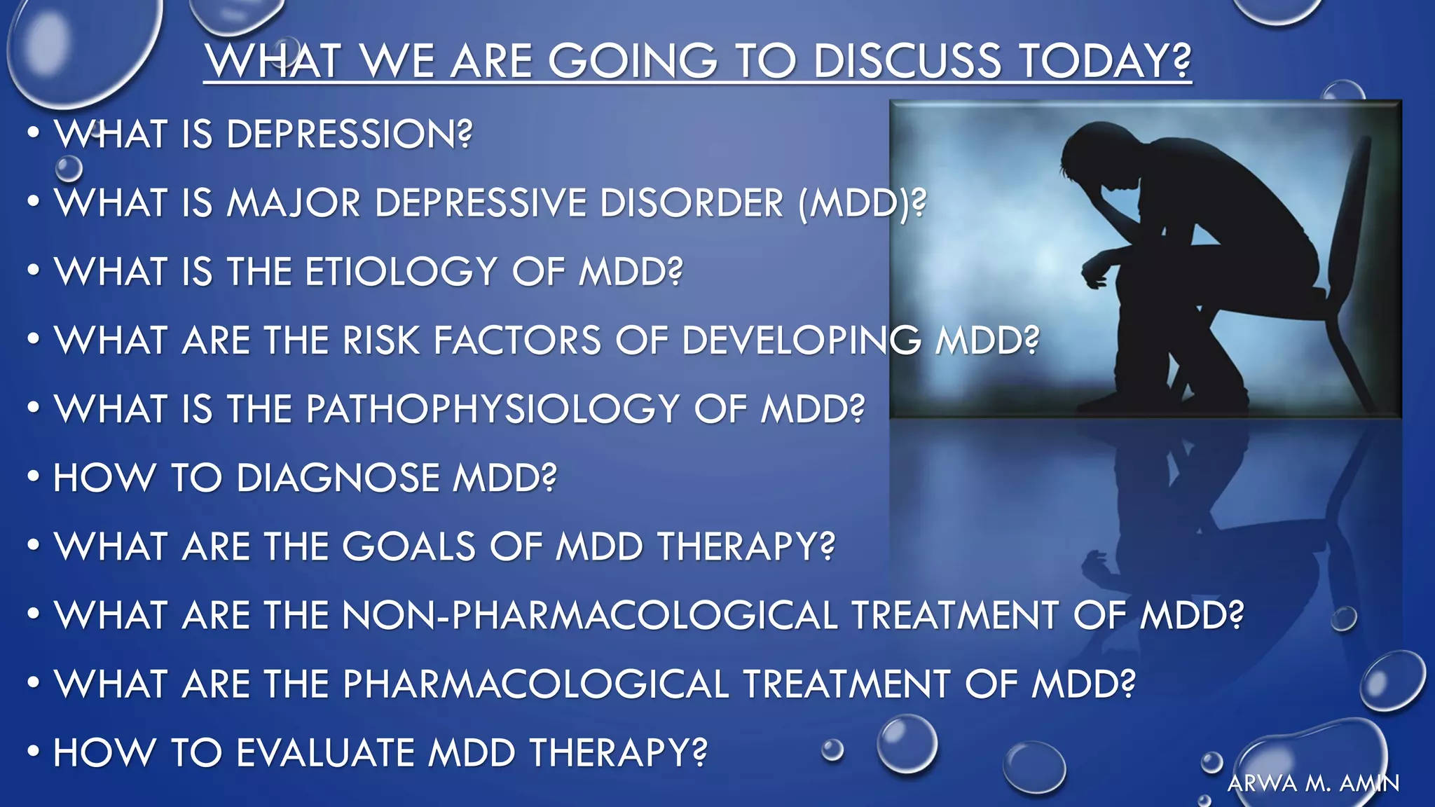 Major Depressive Disorder (MDD) | PDF