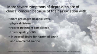 Depression in Cancer Patients | PPTX