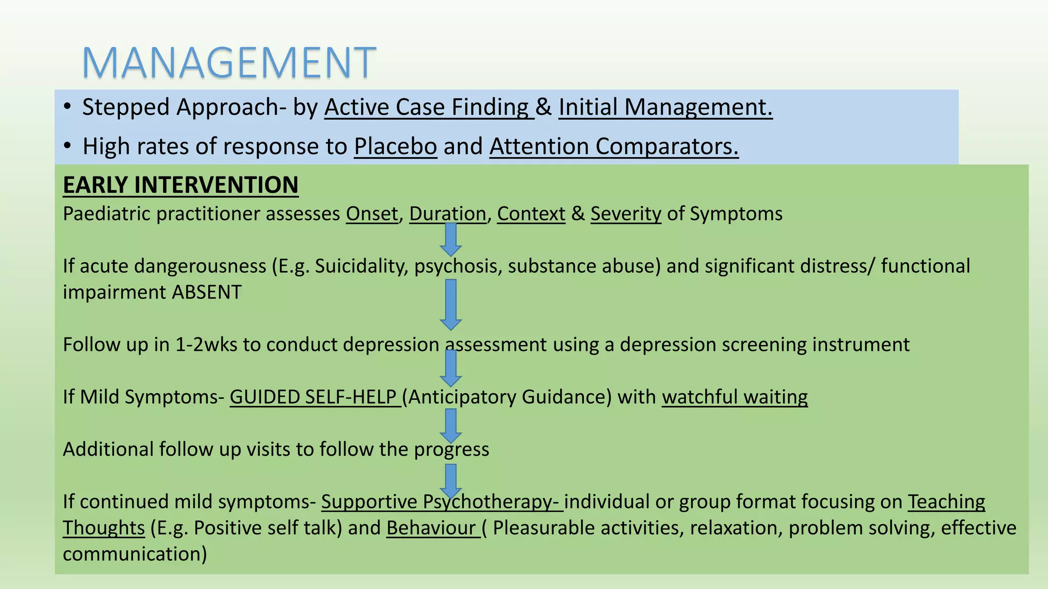 Depression in children and adolescents | PPTX