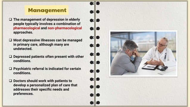Depression in Elderly People.pptx | Brain and Nervous System Disorders ...
