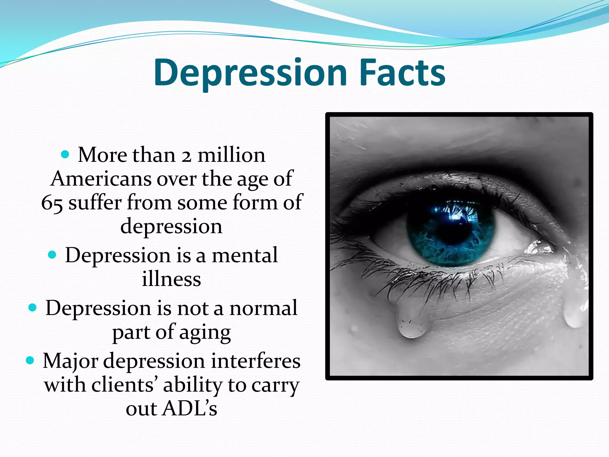 Depression in the Elderly | PPTX