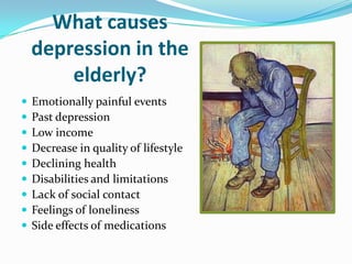 Depression in the Elderly | PPTX