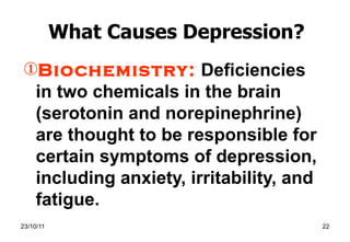 Depression in the workplace | PPT