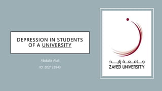 Depression in University.pptx