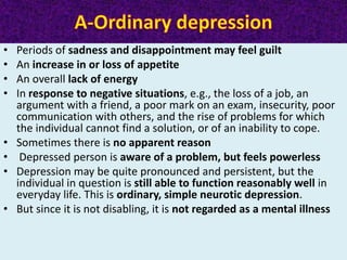 Depression islamic perspective | PPTX