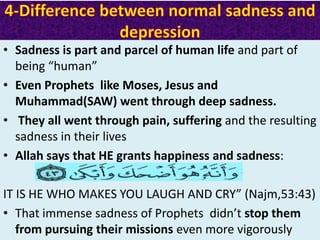 Depression islamic perspective | PPTX