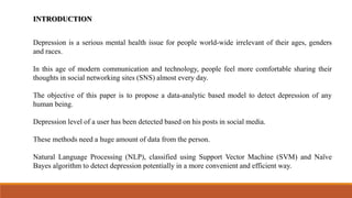 Depression On Socila Network Using Python Django .pptx