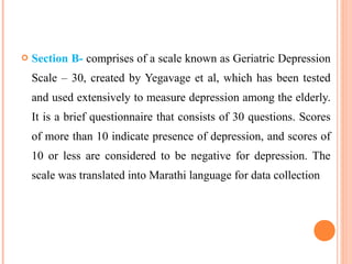 Depression paper presentation | PPT