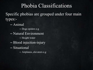 Depression and phobia | PPTX