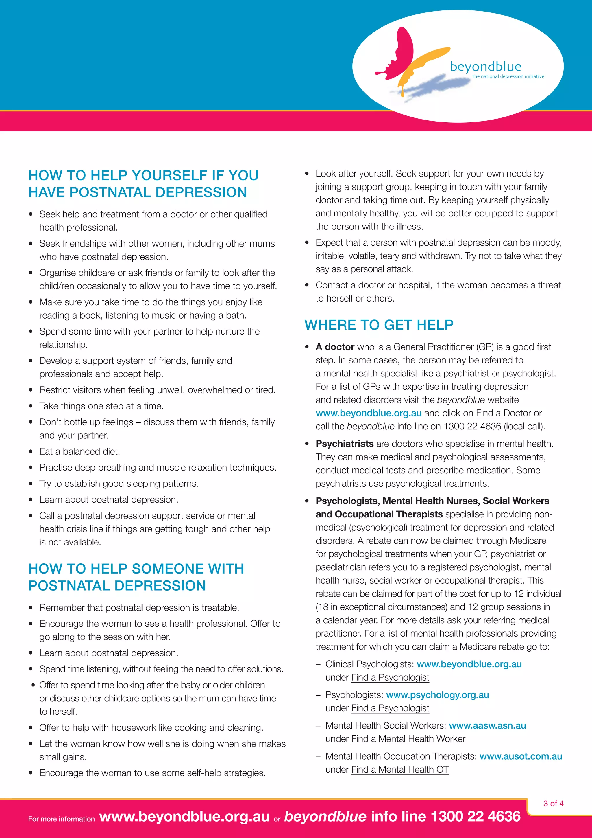 Depression (postnatal) | PDF
