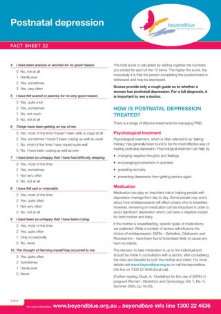 Depression (postnatal) | PDF