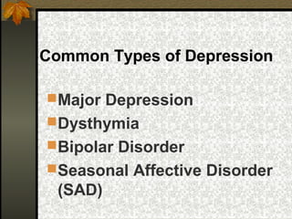 Depression powerpoint | PPT