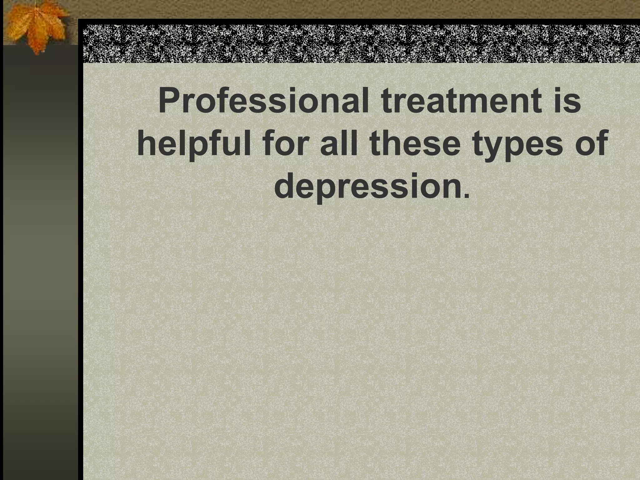 Depression powerpoint | PPT