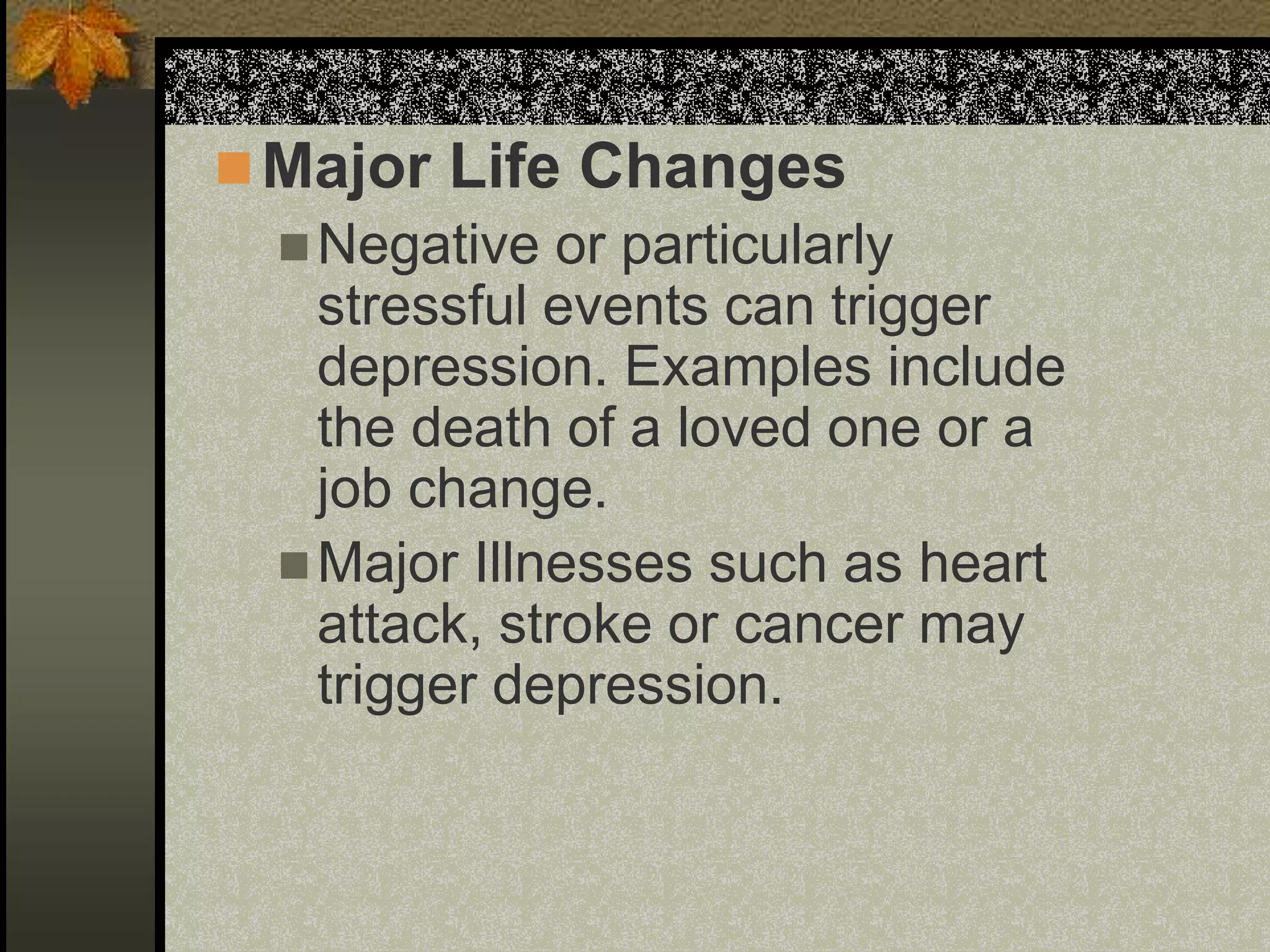 Depression powerpoint | PPT