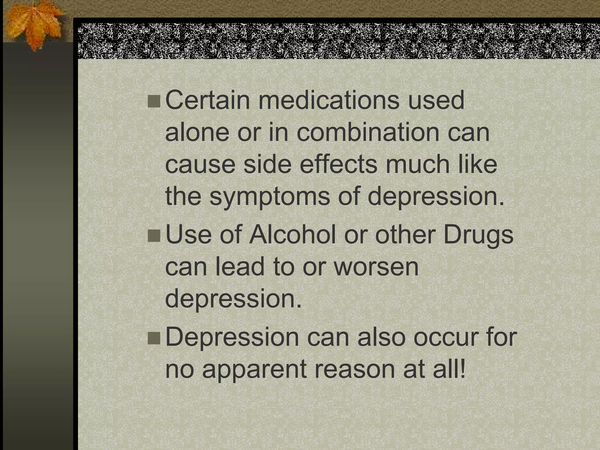 Depression powerpoint | PPT