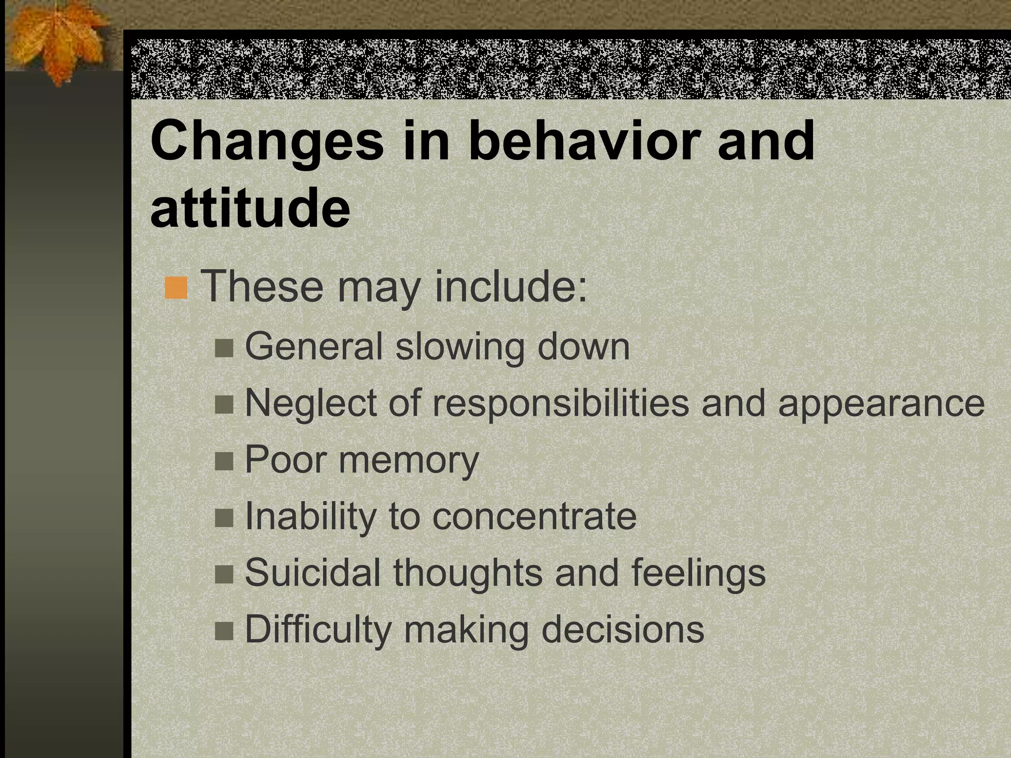 Depression powerpoint | PPT