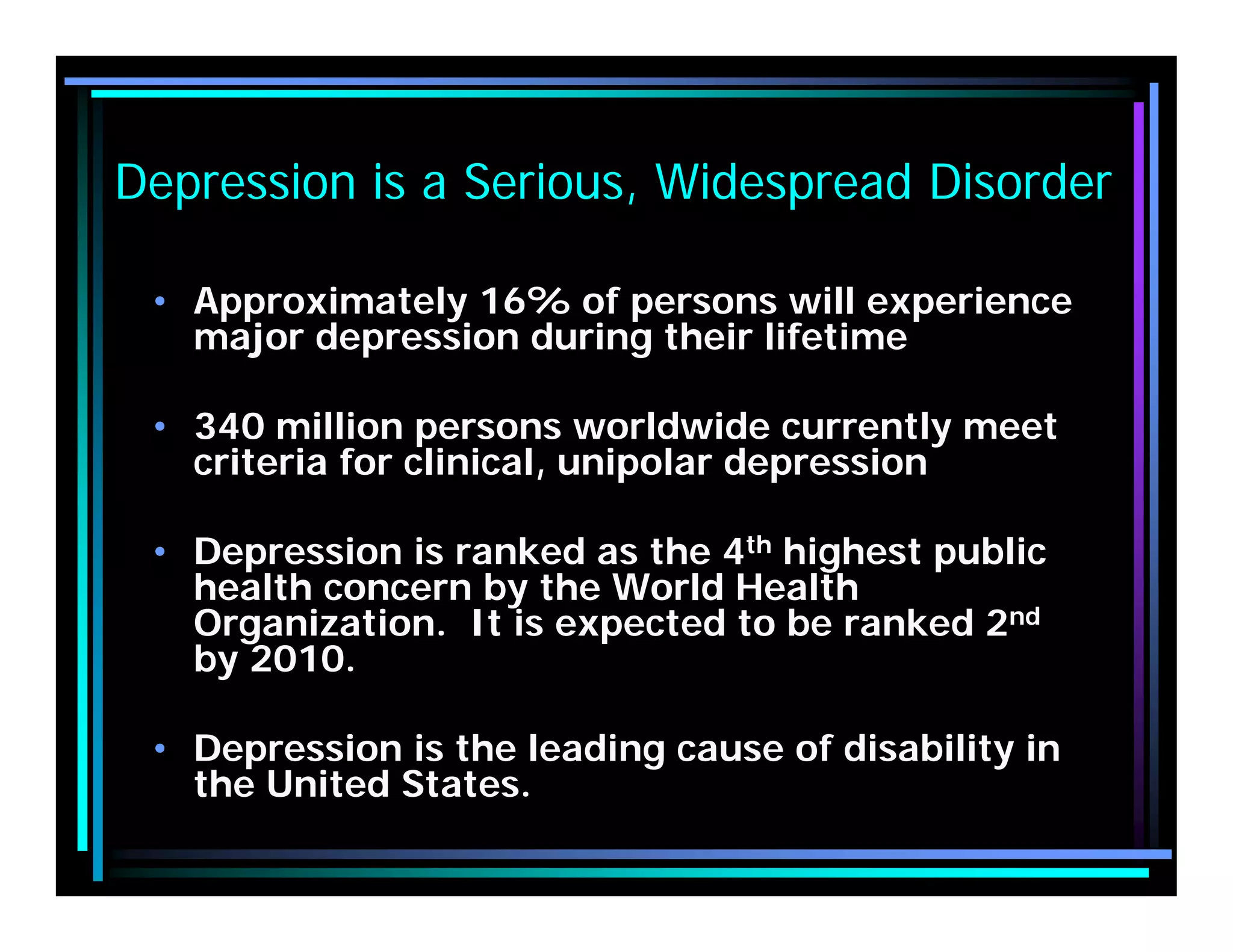Depression ppt | PDF