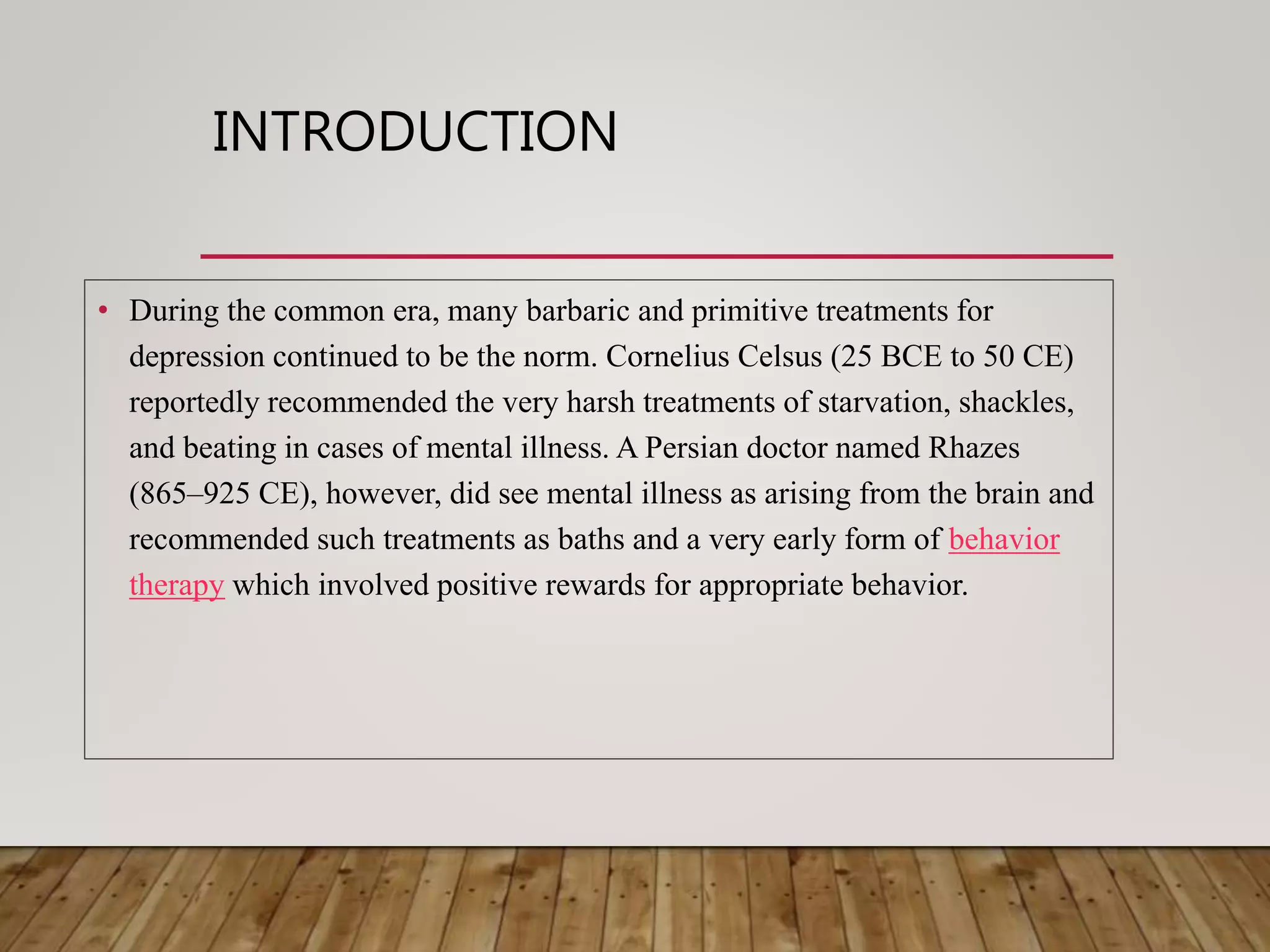 ppt on Depression | PPTX