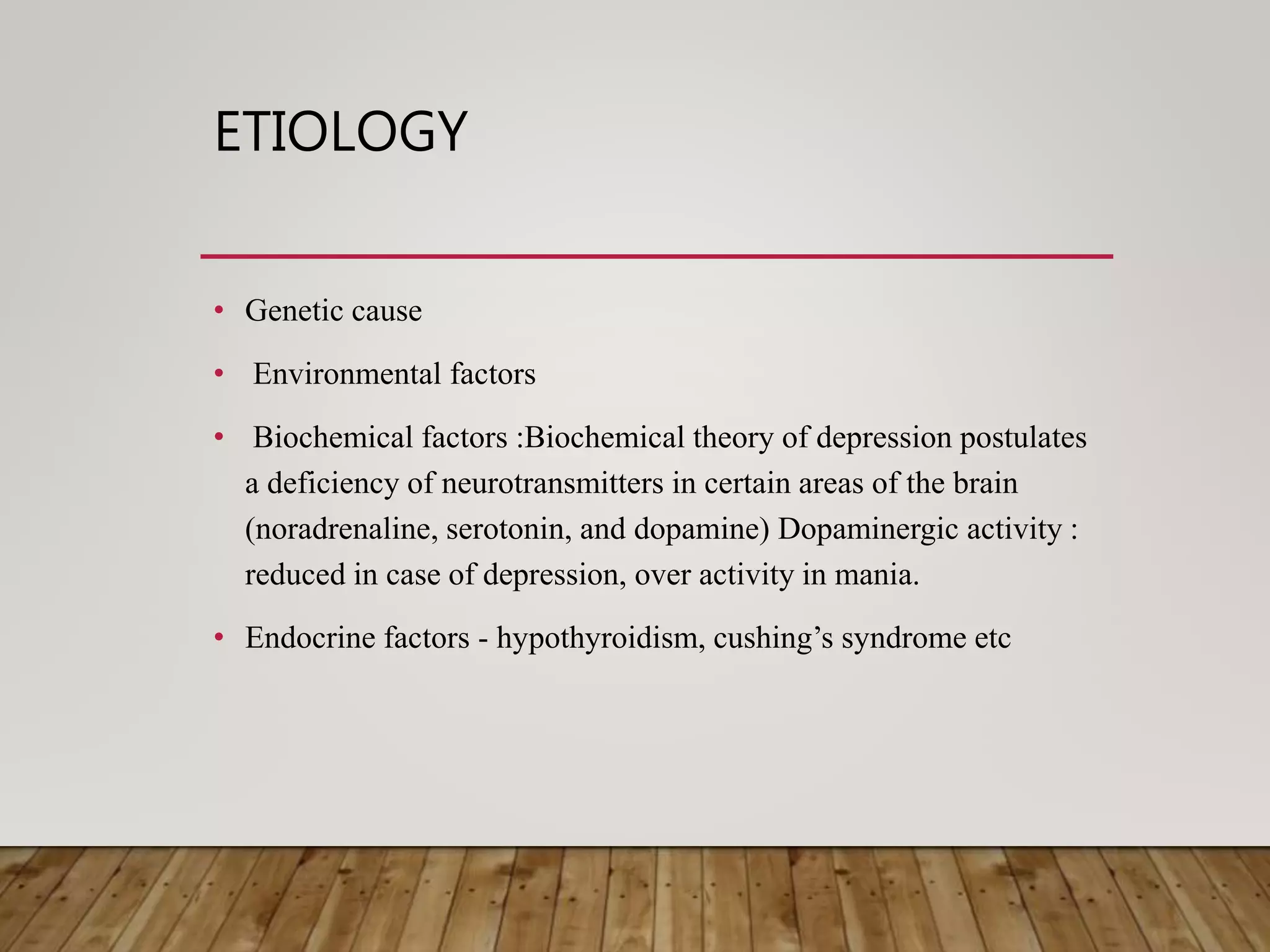ppt on Depression | PPTX