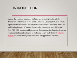 ppt on Depression | PPTX