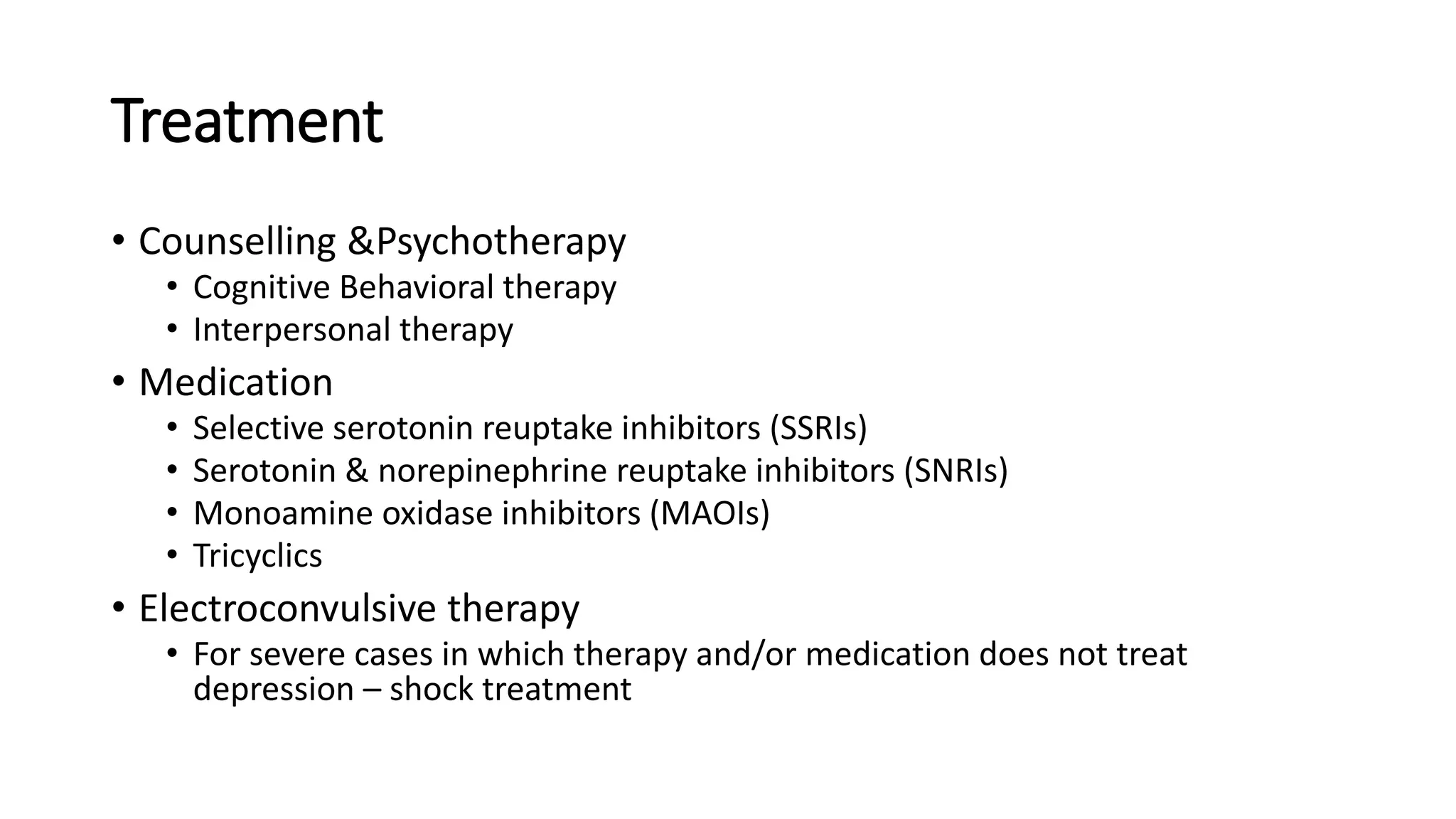 Depression PPT.pptx | Mental Health | Diseases and Conditions