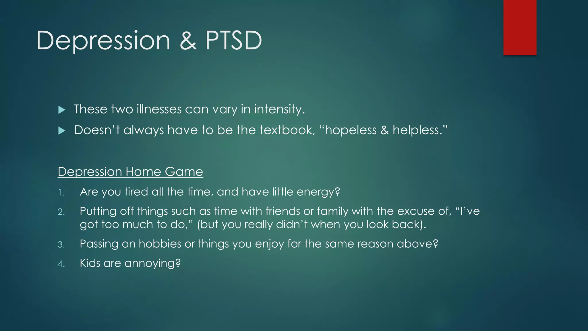 Depression ppt 1 | PPT