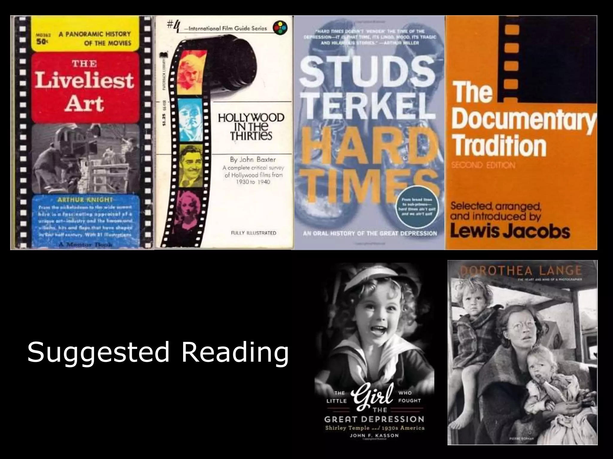 Film vs. Reality: Depression Era | PPT