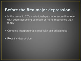 Depression’s Impact on Relationships and Relationships’ Impact on ...