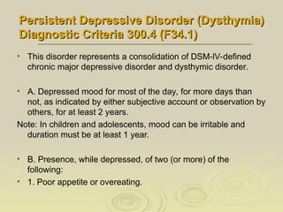 Depressive Disorders from DSM 5 TR .PPT