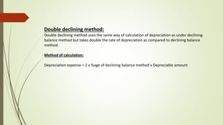 Depreciation and methods to find depreciation. | PPT