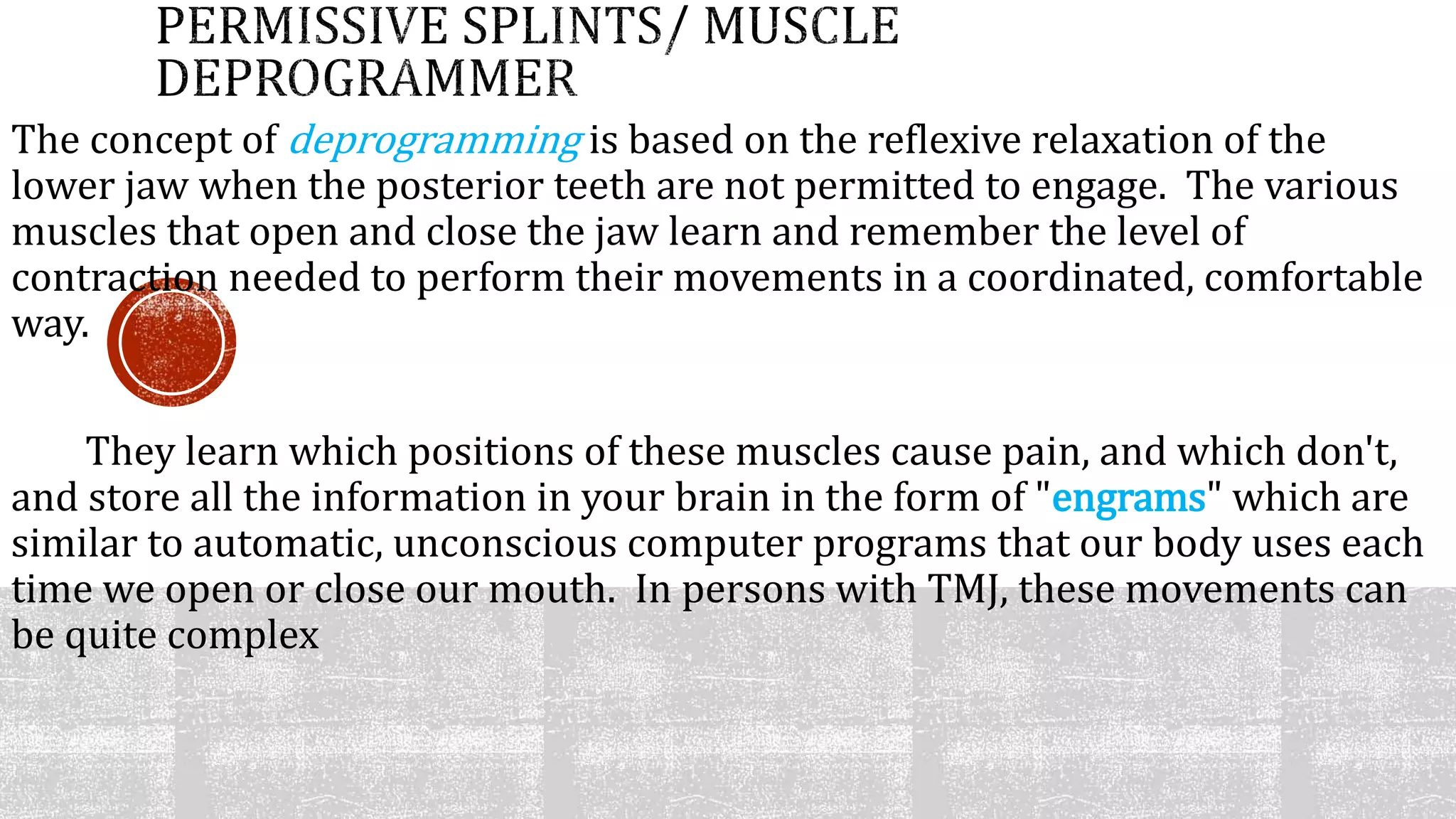 Deprogramming spilnt 1 | PPTX