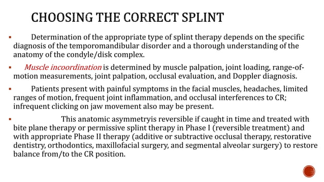 Deprogramming spilnt 1 | PPTX | Dental Health | Diseases and Conditions